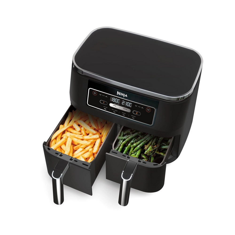 Ninja AF200UK Foodi 4-in-1 Dual Zone 7.6L Air Fryer - Black – Tylers ...