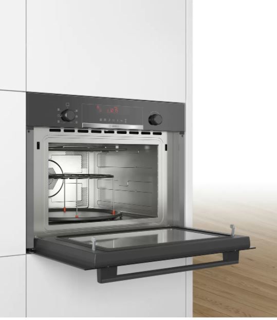 Bosch CMA583MB0B Compact Built-in microwave oven with hot air - Black ...